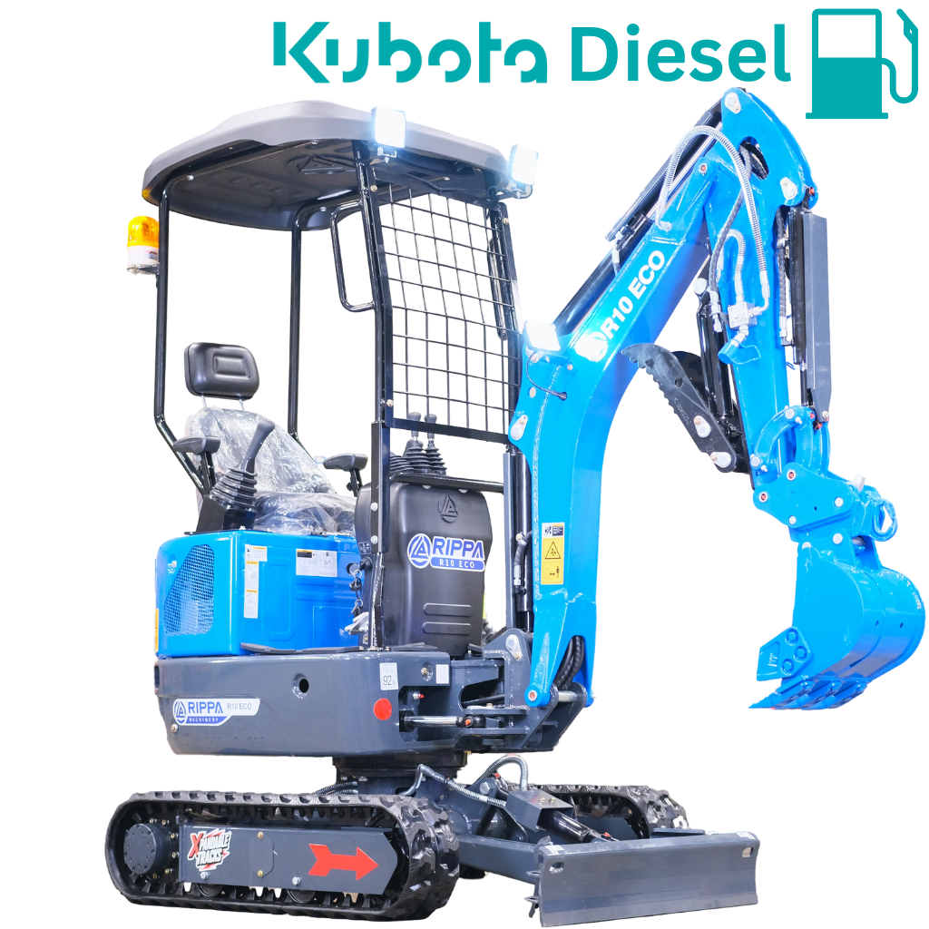 Rippa R10 Eco Kubota Diesel Mini Excavator in Seattle