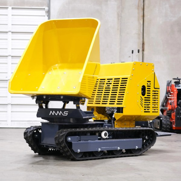 MMS MS-X1200 Mini Crawler Mud Buggy | Compact Track Dumper